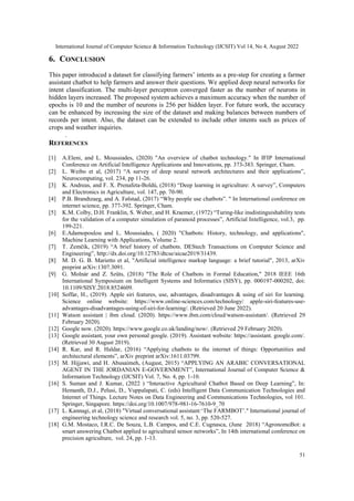 ARABIC DATASET FOR FARMERS' INTENT IDENTIFICATION TOWARD DEVELOPING A CHATBOT | PDF