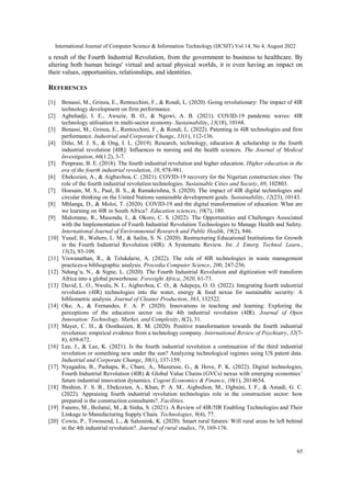 IMPACT OF 4IR TECHNOLOGY AND ITS IMPACT ON THE CURRENT DEPLOYMENT | PDF