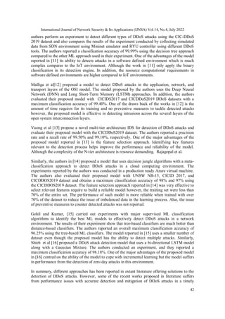 DISTRIBUTED DENIAL OF SERVICE ATTACK DETECTION AND PREVENTION MODEL FOR IOTBASED COMPUTING ...