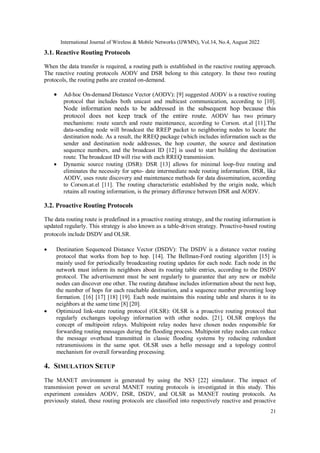 TRANSMISSION POWER AND QUALITY OF SERVICE IN MANET ROUTING PROTOCOLS | PDF