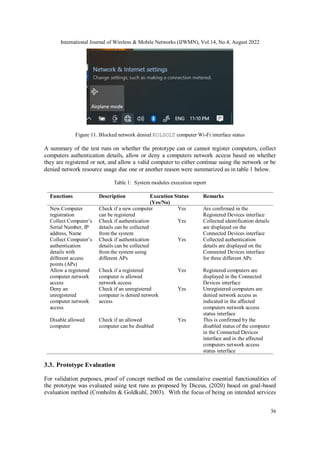 Prototyping a Serial Number based Authentication Model for a Computer in a Wireless Local Area ...
