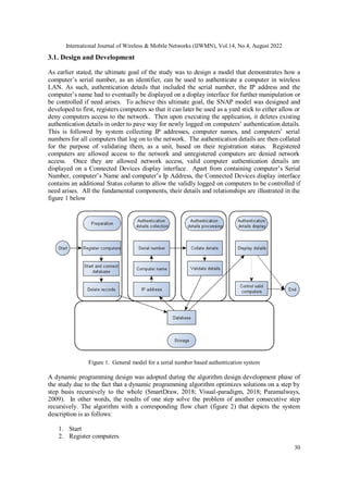 Prototyping a Serial Number based Authentication Model for a Computer in a Wireless Local Area ...