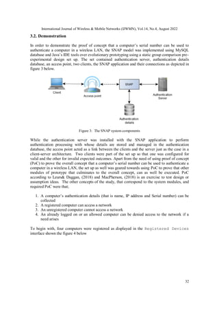Prototyping a Serial Number based Authentication Model for a Computer in a Wireless Local Area ...