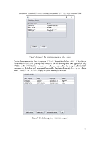 Prototyping a Serial Number based Authentication Model for a Computer in a Wireless Local Area ...