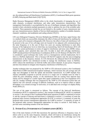 Radio Resource Management for Eicic, Comp, Relaying and Back-hauls Techniques in LTE-advanced ...