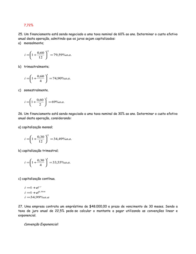 144234621 exercicios-matematica-financeira | PDF