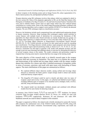 REAL TIME DEEP LEARNING WEAPON DETECTION TECHNIQUES FOR MITIGATING LONE ...