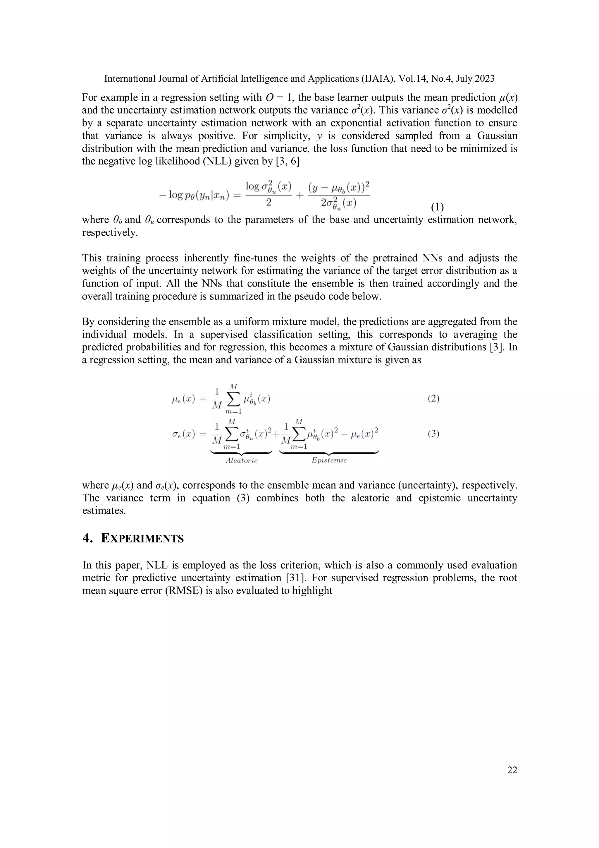 UNCERTAINTY ESTIMATION IN NEURAL NETWORKS THROUGH MULTI-TASK LEARNING | PDF