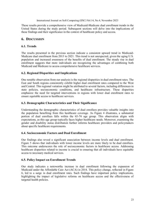 ANALYTIC APPROACH IN ACCESSING TRENDS AND IMPACTS OF MEDICAID-MEDICARE DUAL ENROLLMENT IN THE ...