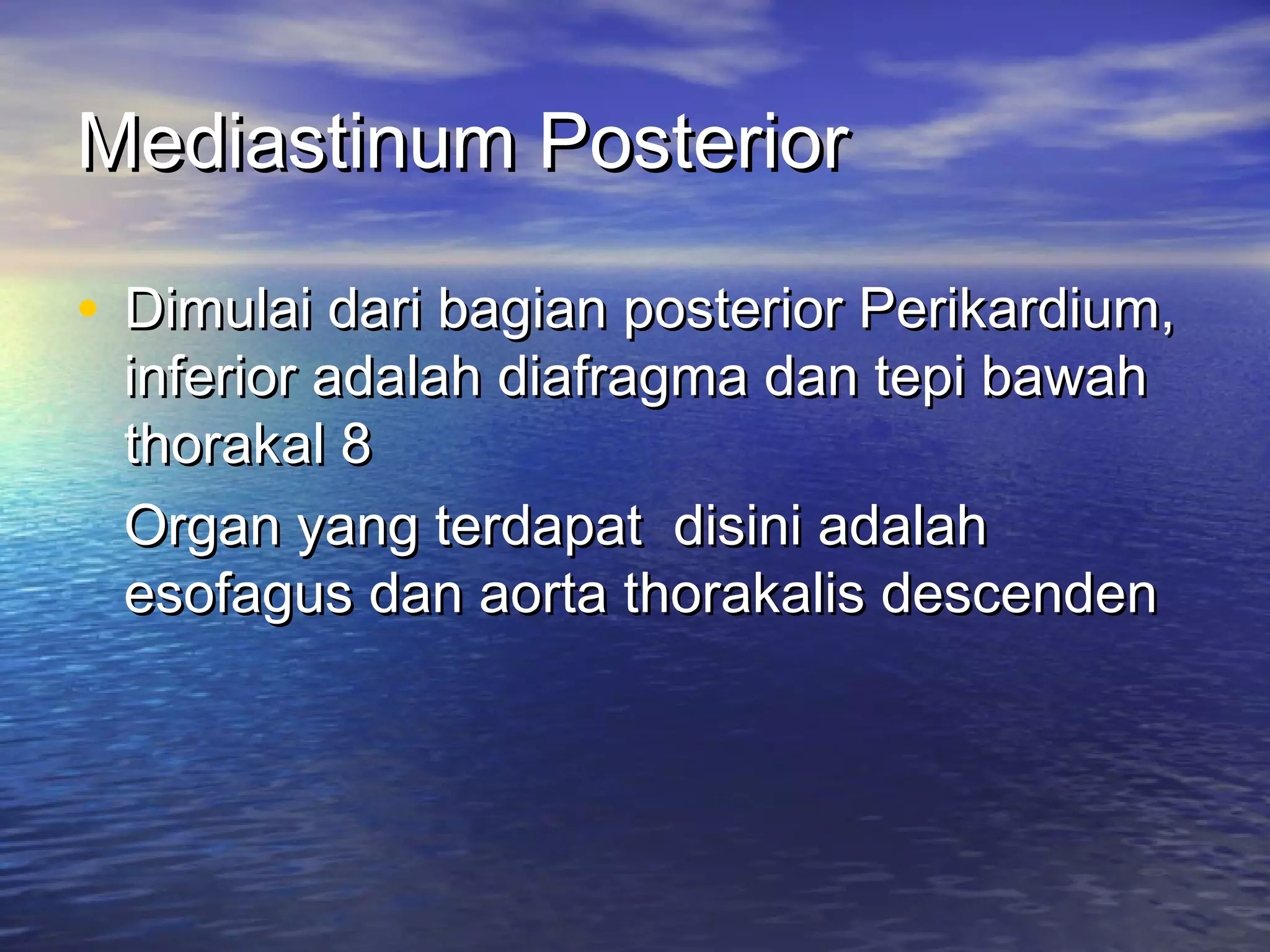 anatomi-mediastinum-dan-jantung | PPT