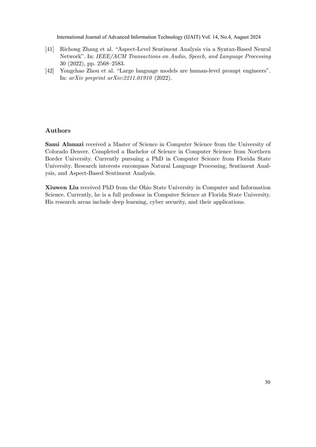 Leveraging Large Language Models for Aspect-Based Sentiment Classification Using GPT-4 | PDF