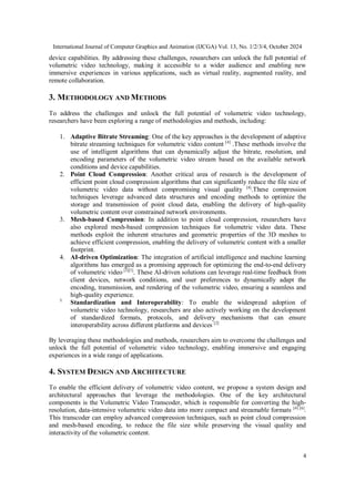 THE EVOLUTION OF VOLUMETRIC VIDEO: A SURVEY OF SMART TRANSCODING AND COMPRESSION APPROACHES | PDF