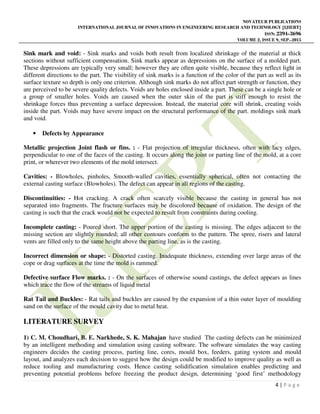 ADVANCED TECHNIQUES IN CASTING DEFECTS AND REJECTION ANALYSIS: A STUDY ...