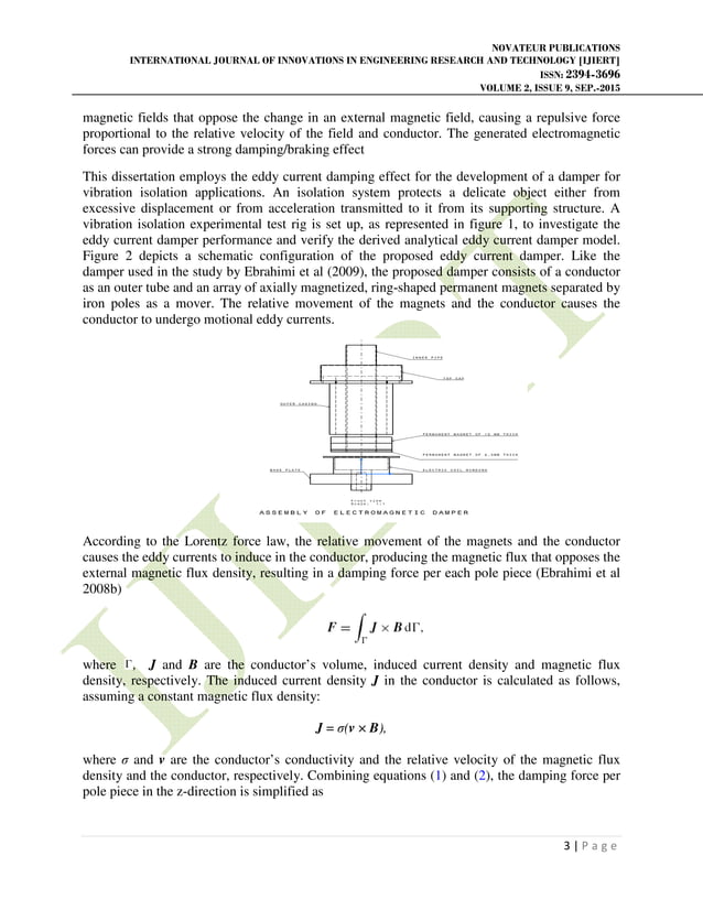 PERFORMANCE OF HYBRID ELECTROMAGNETIC DAMPER FOR VEHICLE SUSPENSION | PDF