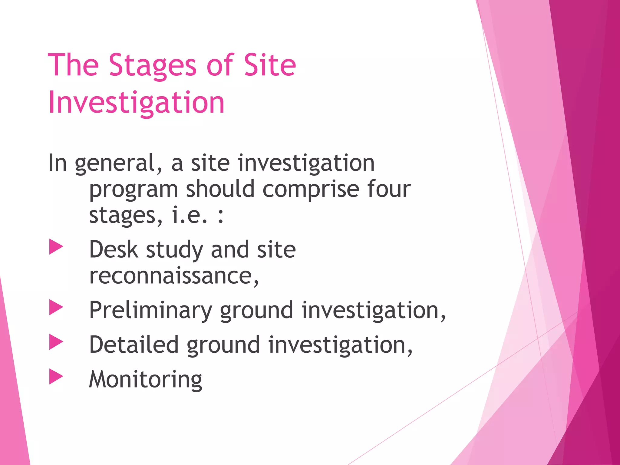 1442 site investigation 325 | PPT
