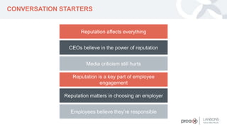 The Economics of Reputation | PPT