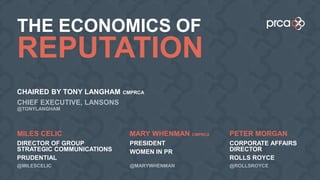 The Economics of Reputation | PPTX