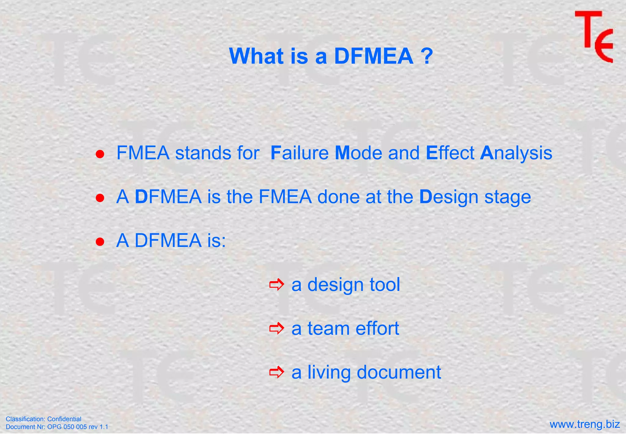 DFMEA | PDF