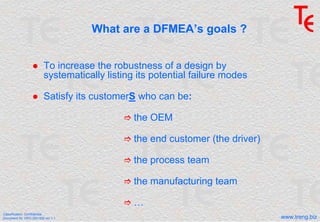 DFMEA | PDF