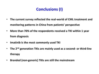 Patient perspective on TKI treatment and monitoring in CML | PPTX