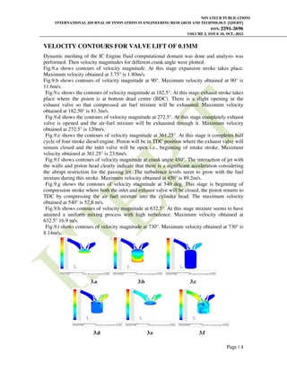 COLD FLOW SIMULATION IN AN IC ENGINE | PDF