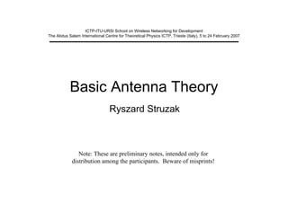 144533007 17314480-antena-theory-basics-2 | PPT
