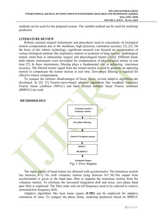 PHYSIOLOGICAL TREMOR ESTIMATION USING BANDLIMITED FOURIER LINEAR COMBINER | PDF