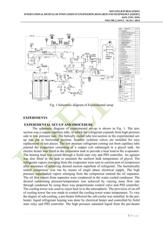 ANALYSIS OF VAPOR COMPRESSION REFRIGERATION SYSTEM WITH DIFFERENT ...