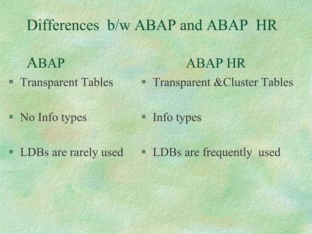 HR ABAP | PPT