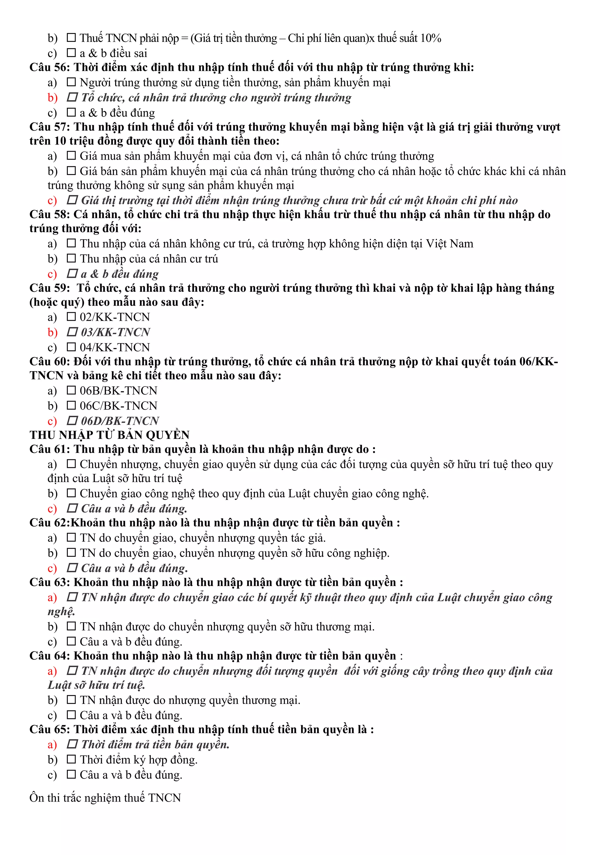 1446637065 ng -n-h--ng-tr---c-nghi---m---n-thi-c--ng-ch---c-thu----2015--c-------p---n- | PDF