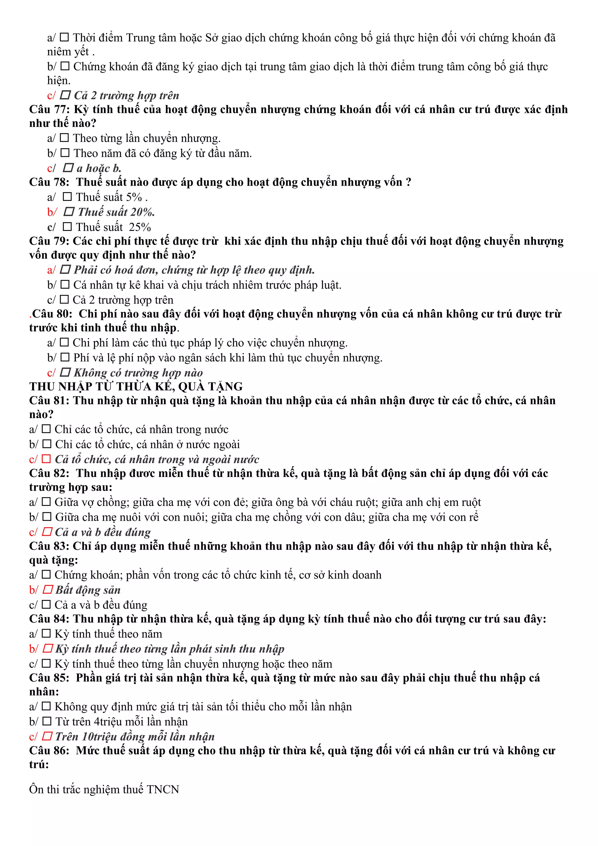 1446637065 ng -n-h--ng-tr---c-nghi---m---n-thi-c--ng-ch---c-thu----2015--c-------p---n- | PDF