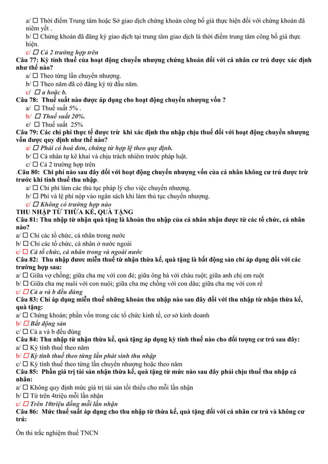 1446637065 ng -n-h--ng-tr---c-nghi---m---n-thi-c--ng-ch---c-thu----2015--c-------p---n- | PDF