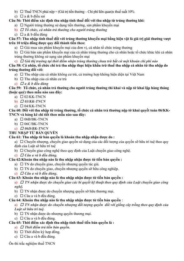 1446637065 ng -n-h--ng-tr---c-nghi---m---n-thi-c--ng-ch---c-thu----2015--c-------p---n- | DOC