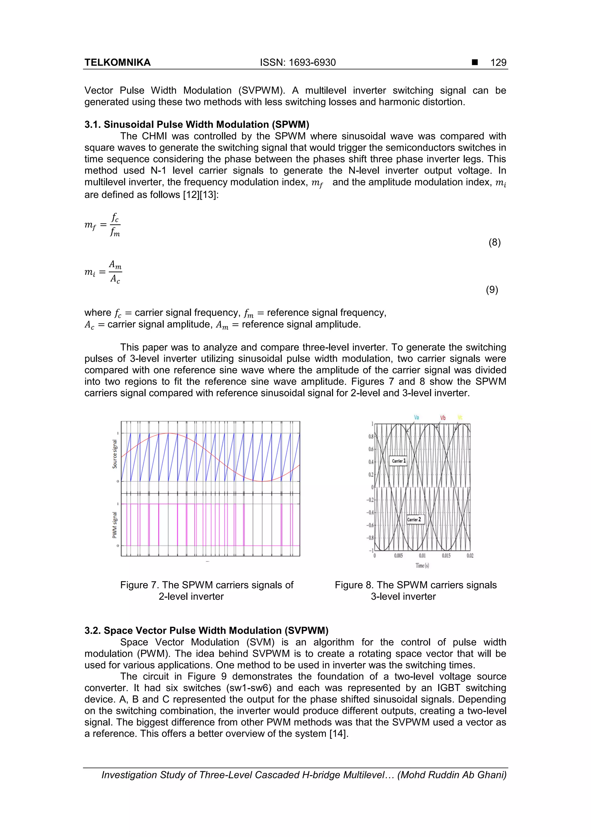 Investigation Study of Three-Level Cascaded H-Bridge Multilevel Inverter | PDF