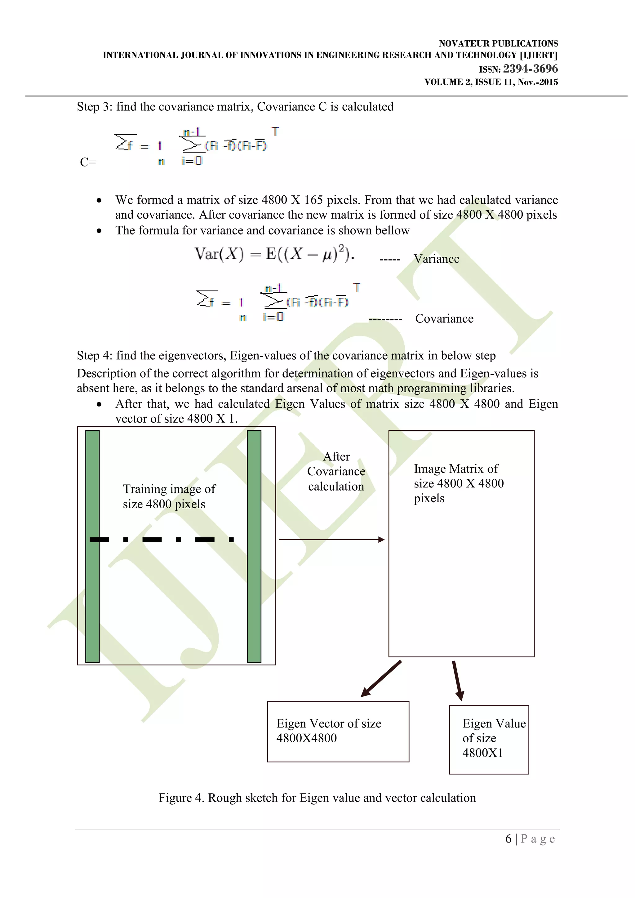 AN IMPROVED TECHNIQUE FOR HUMAN FACE RECOGNITION USING IMAGE PROCESSING | PDF