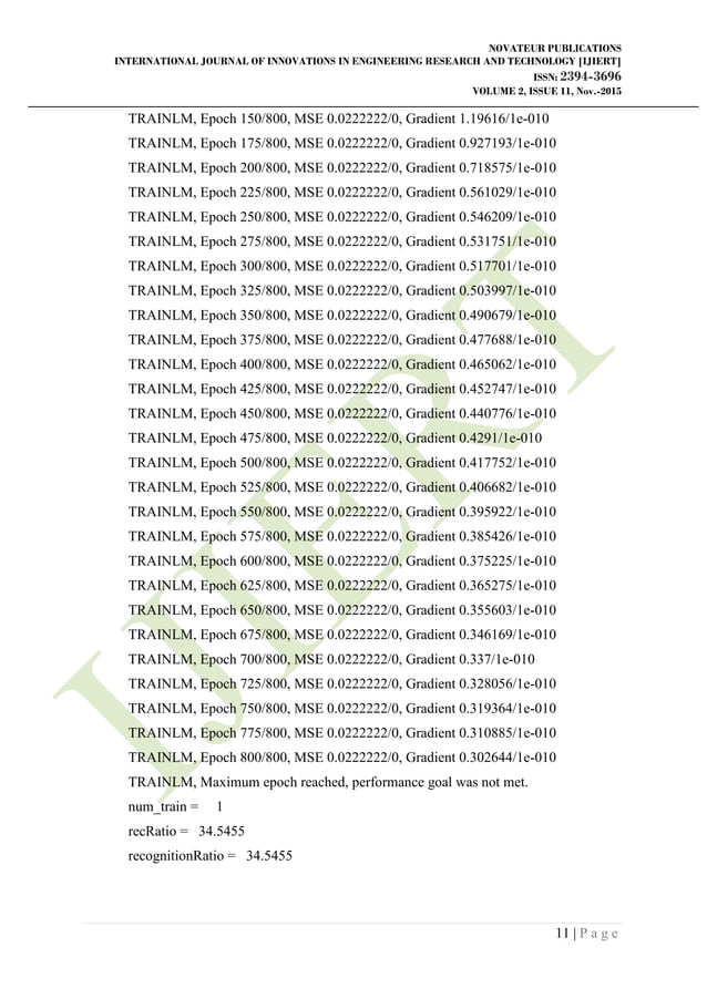 AN IMPROVED TECHNIQUE FOR HUMAN FACE RECOGNITION USING IMAGE PROCESSING | PDF