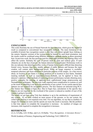 AN IMPROVED TECHNIQUE FOR HUMAN FACE RECOGNITION USING IMAGE PROCESSING | PDF