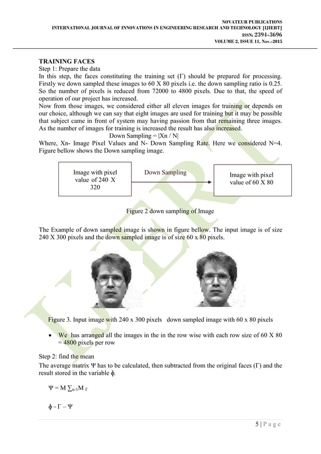 An Improved Technique For Human Face Recognition Using Image Processing Pdf