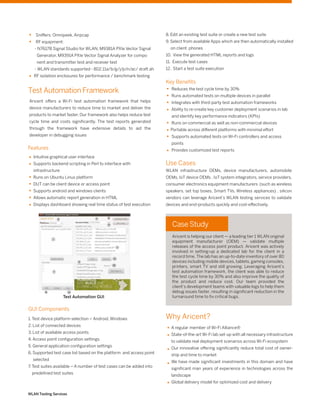 WLAN Testing Services | PDF | Computer Networking | Computing