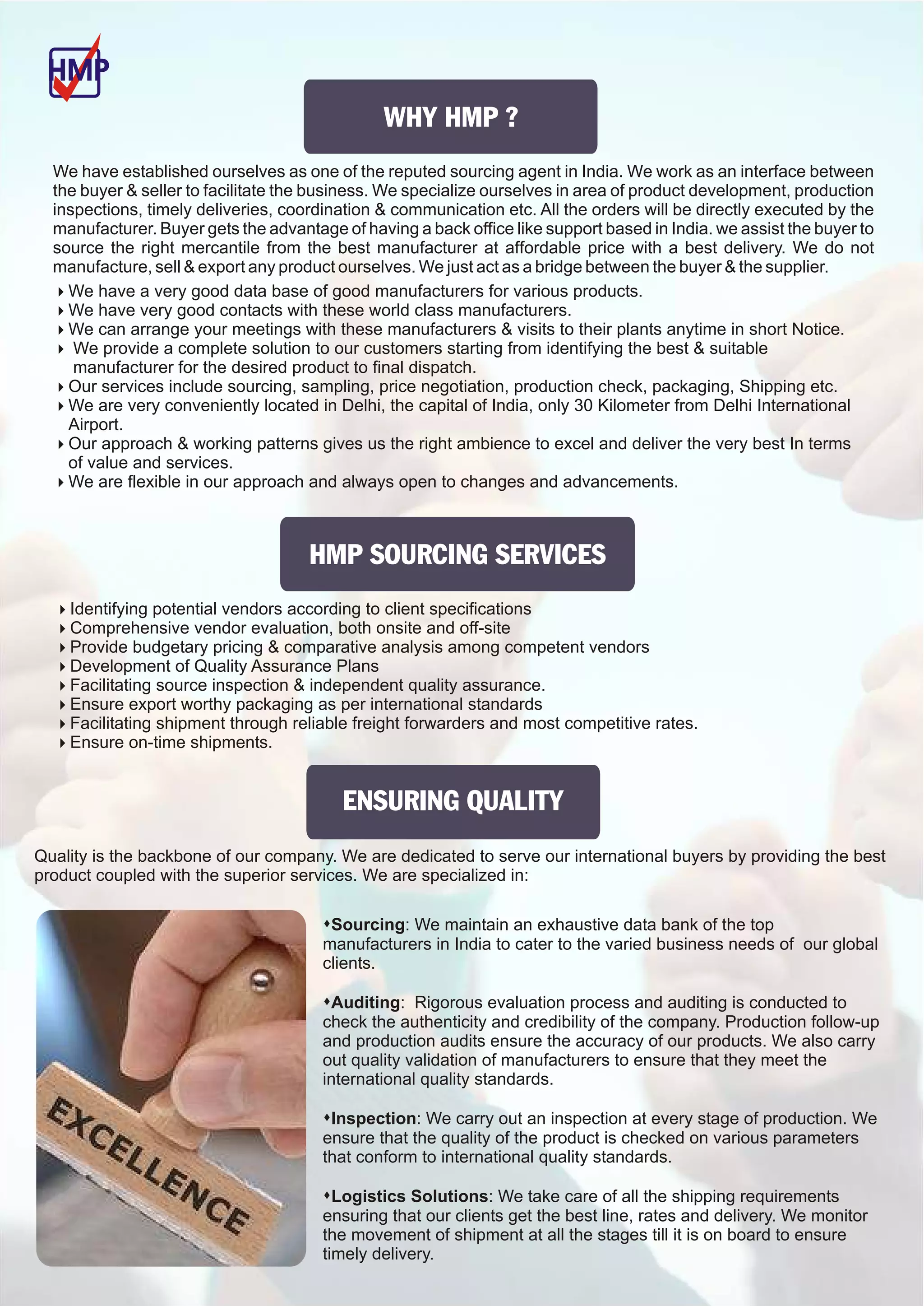 Brochure - HMP Mercantile Corporation | PDF