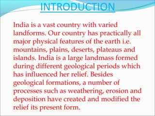 PHYSICAL FEATURE OF INDIA | PPT