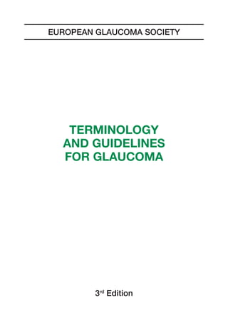 Terminology and guidelines for glaucoma 3rd ed Edition European ...