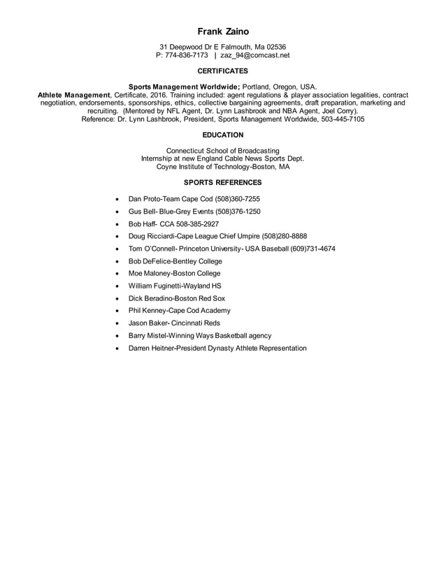 SMWW Resume1 | PDF