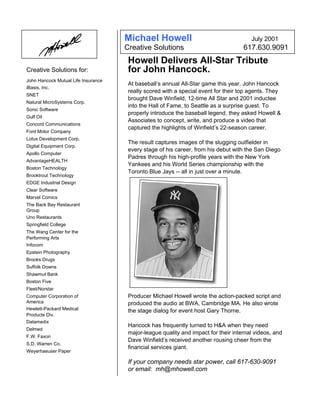 Mike Howell Samples reduced | PDF