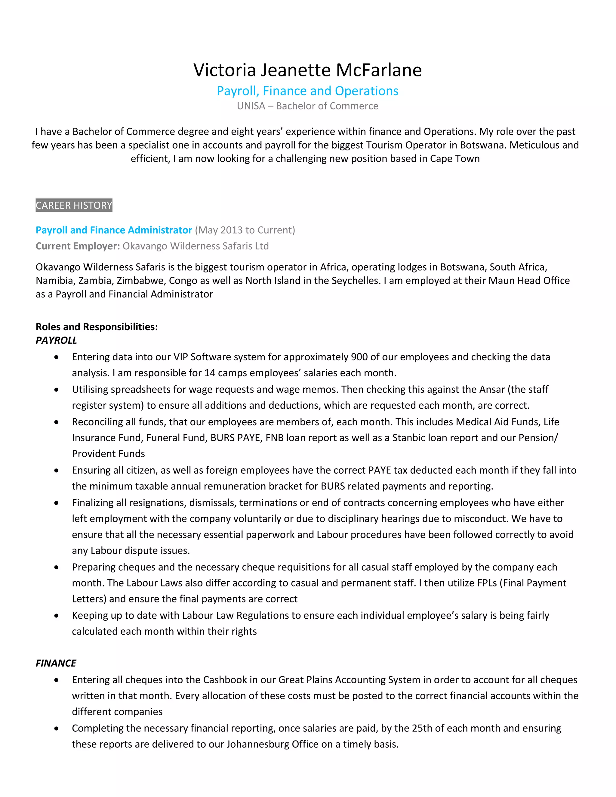 CURRICULUM VITAE - VJM 2016 PDF | PDF