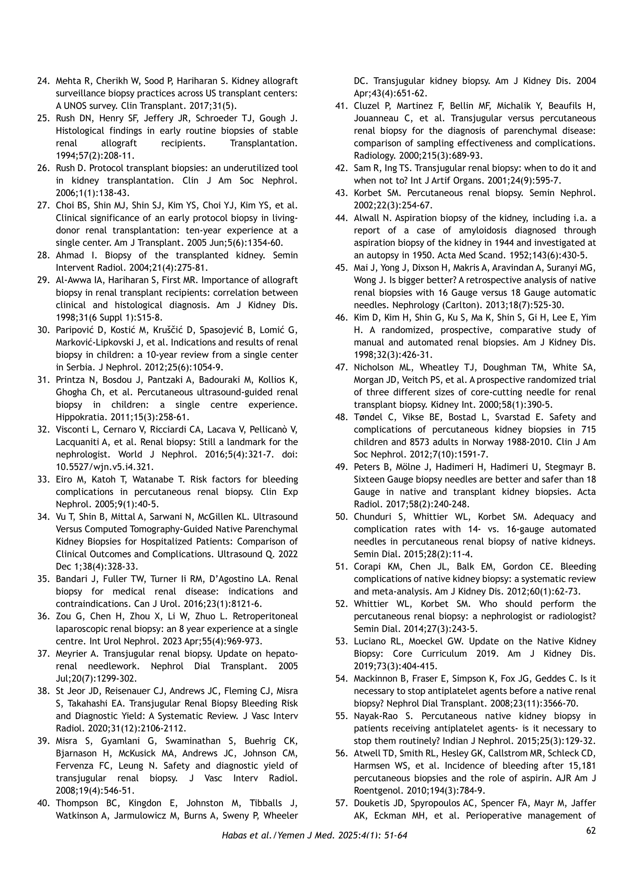 Techniques, Indications, and Complications of Kidney Biopsy: A Narrative Review | PDF