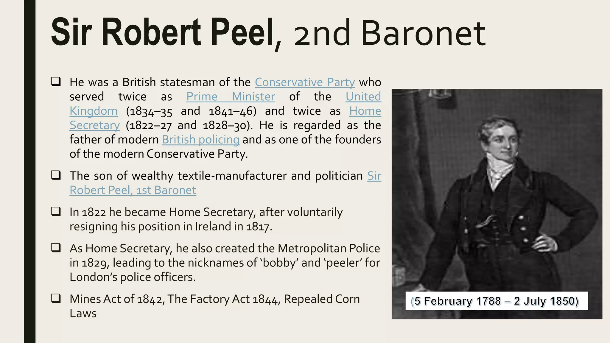 Peel's decade | PPTX