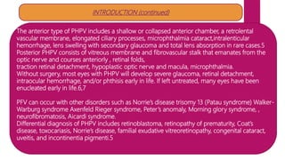 Rare Case Of Right Eye Persistent Fetal Vasculature With Left Eye Optic ...