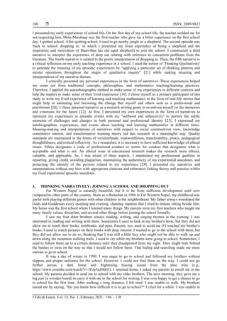 Lived experience of pedagogical boomerang in mathematics teaching-learning | PDF