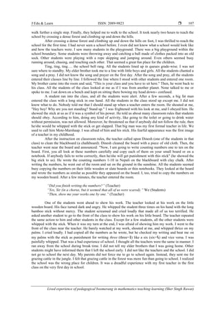 Lived experience of pedagogical boomerang in mathematics teaching-learning | PDF